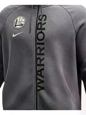 Nike Nba Golden State Warriors Full-zip Hoodie