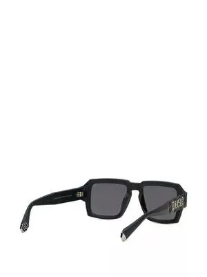 Philipp Plein Matrix Diamond-cut Sunglasses