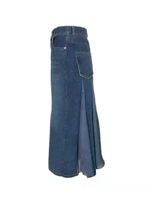 Sacai Pleated Pocket Skirt - Blue