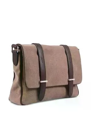 Orciani Buckle-fastening Leather Shoulder Bag
