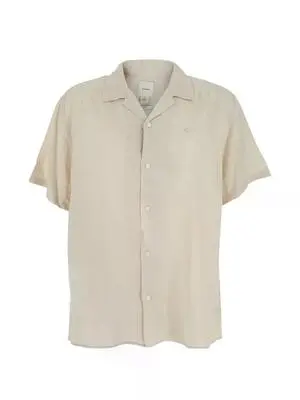 Calvin Klein Button Short-sleeve Shirt - Neutrals