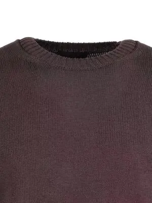 ZANONE Long-sleeved Crew-neck Sweater - Brown
