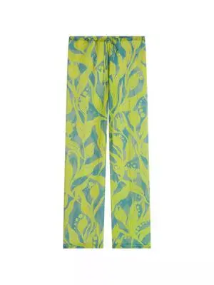 Dries Van Noten Floral Print Trousers