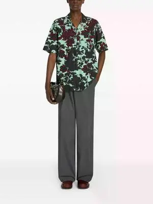 Dries Van Noten Embroidered Shirt - Green
