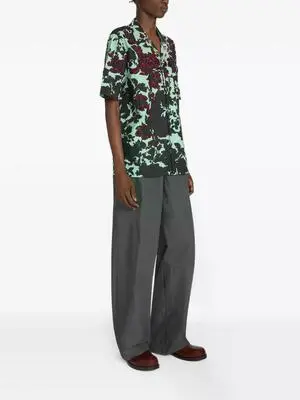 Dries Van Noten Embroidered Shirt - Green