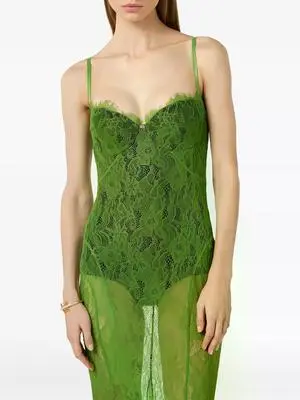 Elisabetta Franchi Lace Mermaid Gown