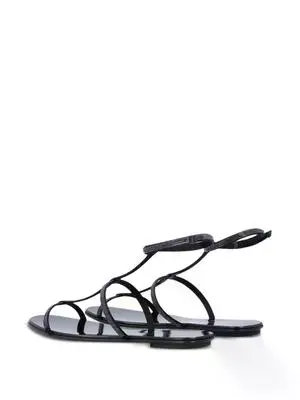PEDRO GARCIA Enola T-bar Sandals - Black