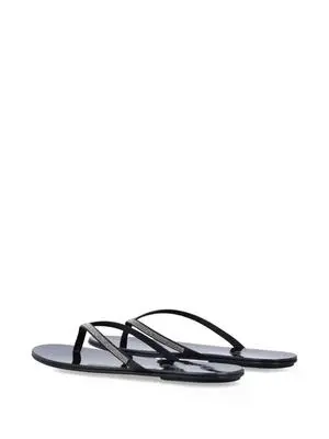 PEDRO GARCIA Rhinestone-embellished Sandals - Black