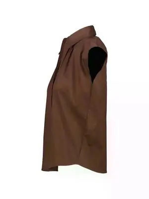DRHOPE V-neck Button-down Top