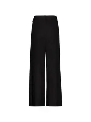 DRHOPE Double-pleat Tailored Trousers - Black