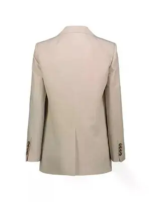 DRHOPE Double-breasted Blazer - Neutrals