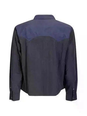 BRAIN DEAD Western-style Panelled Shirt