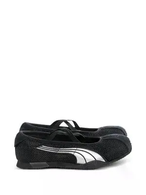Puma Silver Tone Flats For Women