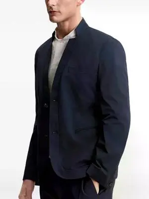Shanghai Tang Welt-pocket Jacket - Blue