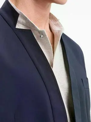 Shanghai Tang Welt-pocket Jacket - Blue