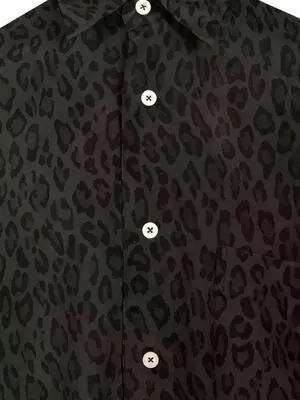 AMISH SUPPLIES Leopard-print Short-sleeve Shirt