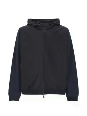 Herno Hooded Zip-up Jacket - Blue