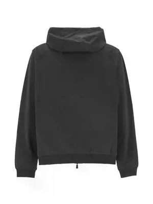 Herno Hooded Zip-up Jacket - Black