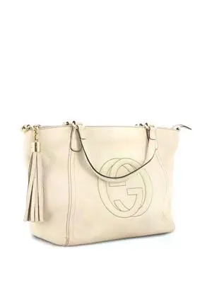 Gucci Soho Convertible Top Handle Satchel - Neutrals