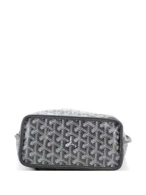 Goyard Anjou Reversible Mini Tote Coated Canvas Satchel - Grey