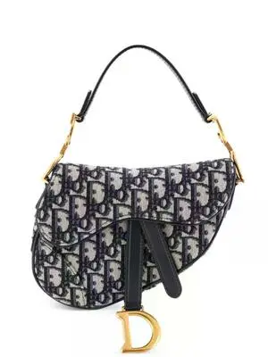 Dior Saddle Handbag Oblique Canvas Mini