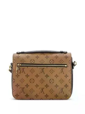 LOUIS VUITTON Pochette Metis Reverse Monogram Canvas Crossbody Bag - Brown