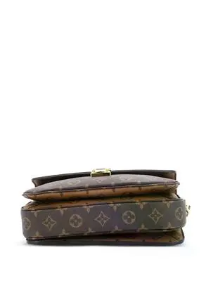 LOUIS VUITTON Pochette Metis Reverse Monogram Canvas Crossbody Bag - Brown