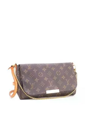LOUIS VUITTON Favorite Handbag Monogram Canvas Mm Crossbody Bag - Brown