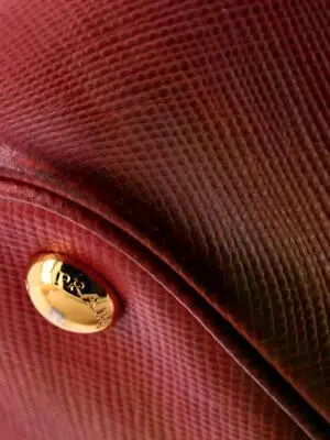 Prada Cuir Double Saffiano Leather Medium Tote