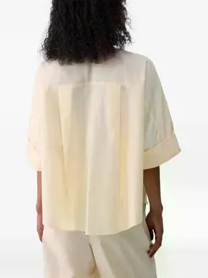Liu Jo Embellished Poplin Shirt - Yellow