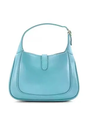Gucci Jackie 1961 Leather Mini Hobo Bag - Blue