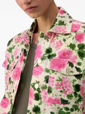 Liu Jo Floral-print Gilet - Neutrals
