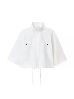 Lafayette 148 New York Oversized Short-sleeve Shirt-jacket