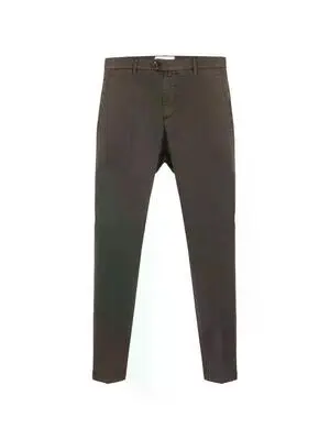 BRIGLIA 1949 Belt Loops Trousers - Brown