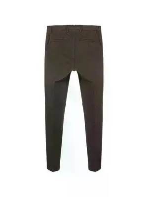BRIGLIA 1949 Belt Loops Trousers - Brown
