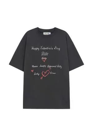 MARGESHERWOOD X Peanuts Happy Valentine’s Day T-shirt - Grey