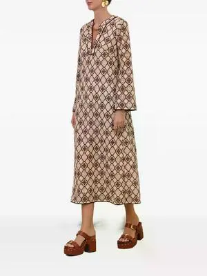 Zimmermann Chain Embroidered Midi Dress
