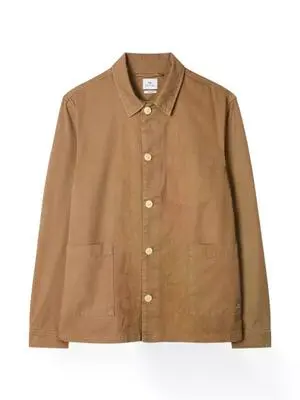 Paul Smith Organic Cotton Shirt Jacket - Brown