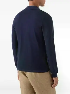 MC2 SAINT BARTH Sloan High Twist Cotton Polo - Blue