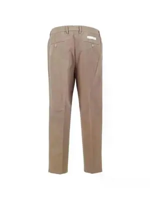 BRIGLIA 1949 Pleated Straight Trousers - Neutrals