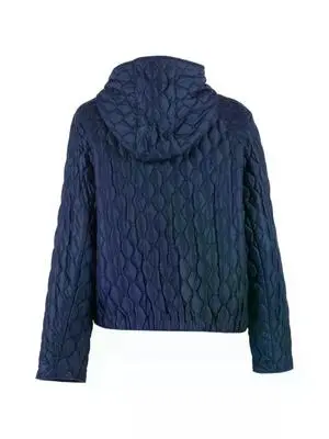 DUNO Quilted Hooded Jacket - Blue