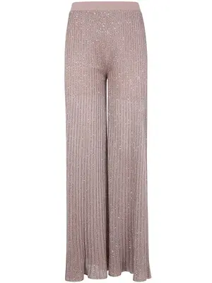 D.exterior Flare Pants For Women