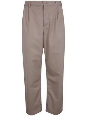 Carhartt Work In Progress Evan Dunmore" Cotton Tailored Fit Pants - Gray