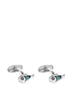 Paul Smith Cufflink "fish - Blue
