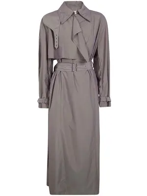 LANVIN Fluid Trench Coat - Brown