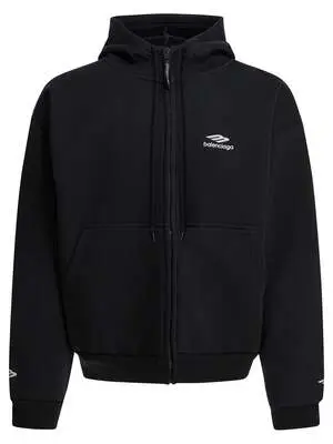 Balenciaga 3b Sports Icon Hoodie - Black