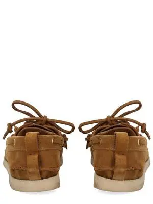 GOLDEN GOOSE Mocassin 'cruise' With Bangs - Brown