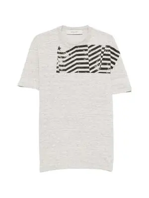 GOLDEN GOOSE Printed Cotton T Shirt