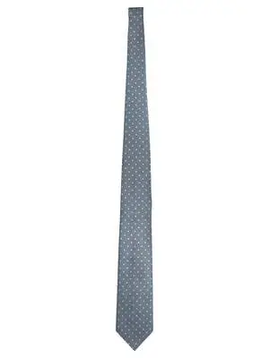 TOM FORD Polka-dot Silk Tie - Light Blue