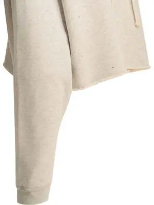GOLDEN GOOSE Cotton Rhinestone Hoodie - Grey